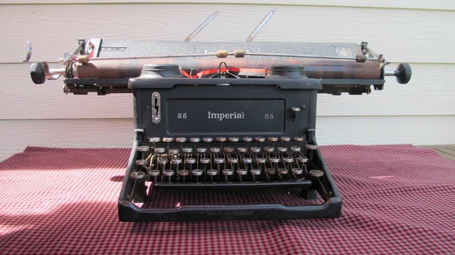 RARE VINTAGE IMPERIAL 50 Typewriter Circa 1940s (war finish) £18.00 ...