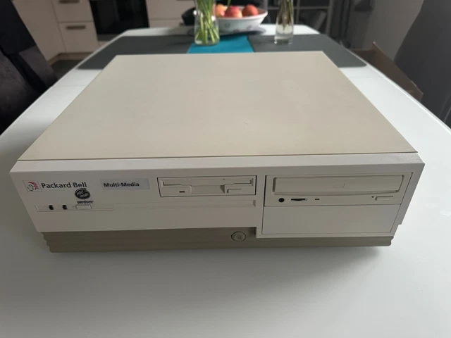 PACKARD BELL MULTI-MEDIA PC 1995 166 MHz Windows 98 Retro PC Rarität ...