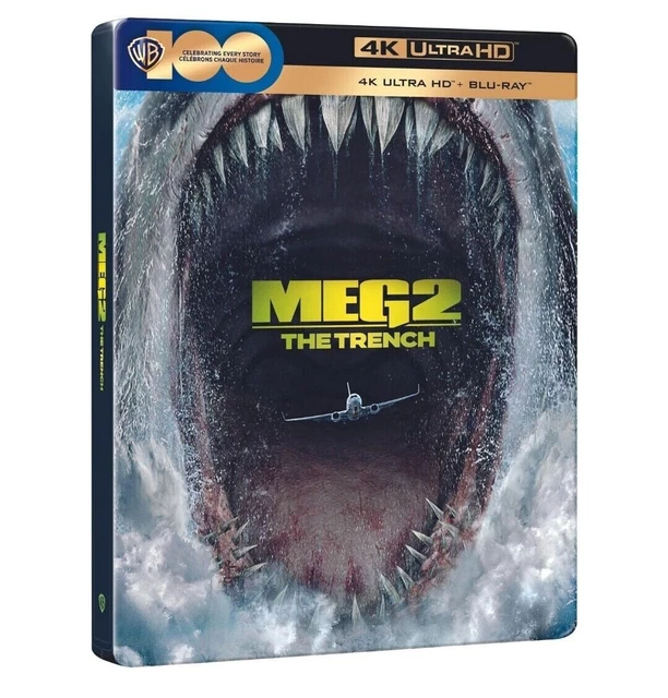MEG 2 THE Trench 4K Ultra HD + Blu-ray Steelbook Region Free Sealed $24 ...