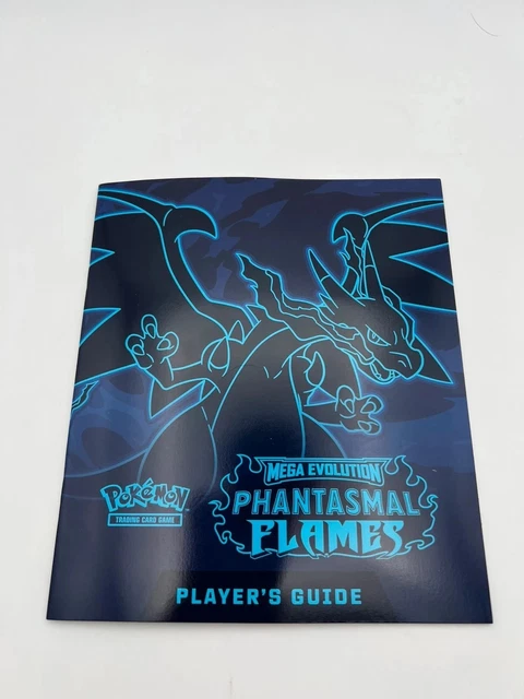 POKÉMON TCG MEGA Evolution Phantasmal Flames Player’s Guide Booklet 🐉 £ ...