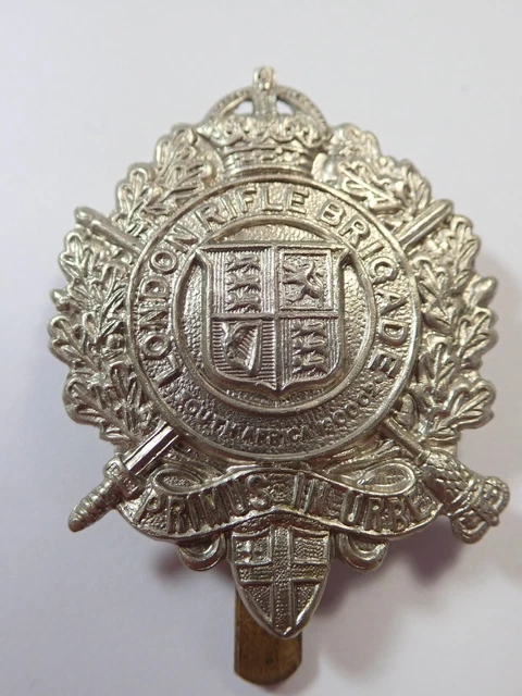 5TH (RIFLE BRIGADE) Battalion City of London original (1908-20) Cap ...