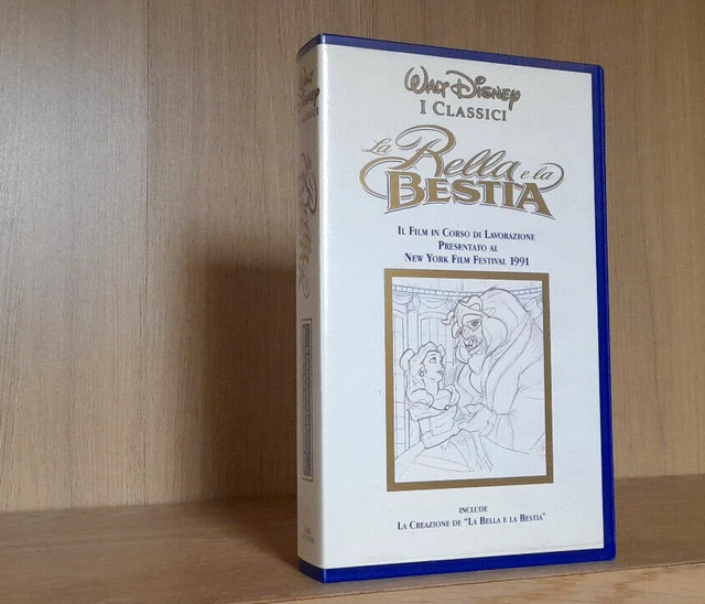 LA BELLA E LA BESTIA _ VHS I Classici Walt Disney _ EDIZIONE SPECIALE BIANCA EUR 99,99 - PicClick IT