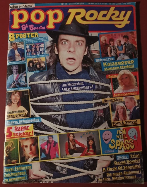 POP ROCKY: NO. 10, 1983 - German Music Magazine / Kajagoogoo, Nena $50. ...