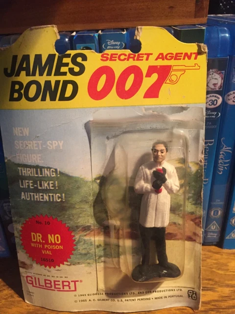 JAMES BOND ORIGINAL 1965 Gilbert Dr No Figure Sealed Original Packaging ...