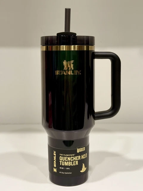 STANLEY X WICKED 40oz FlowState Quencher Tumbler Elphaba For Good NEW £ ...