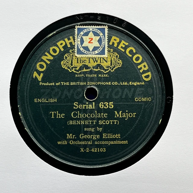 BLACKFACE MUSIC HALL Star G.h. Elliott - ’The Chocolate Major’ 1911 ...