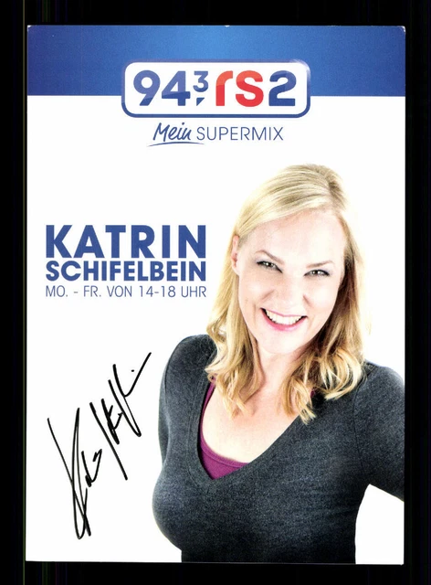 KATRIN SCHIFELBEIN RS 2 Autogrammkarte Original Signiert + F 16382 EUR 1,49 - PicClick DE