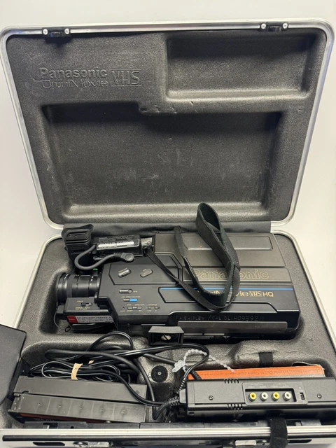 VINTAGE 1987 PANASONIC Omnimovie VHS PV-3200 Camera Recorder JAPAN ...