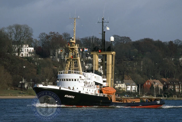 SCHIFFSFOTO - 1975 gebauter Bugsier Schlepper ATLANTIC - 6x4 (10X15) Foto EUR 4,01 - PicClick DE