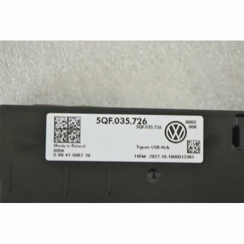 ORIGINAL VW TIGUAN 5NA Multimediaanschluss USB AUX 5QF035726 a55903 EUR ...