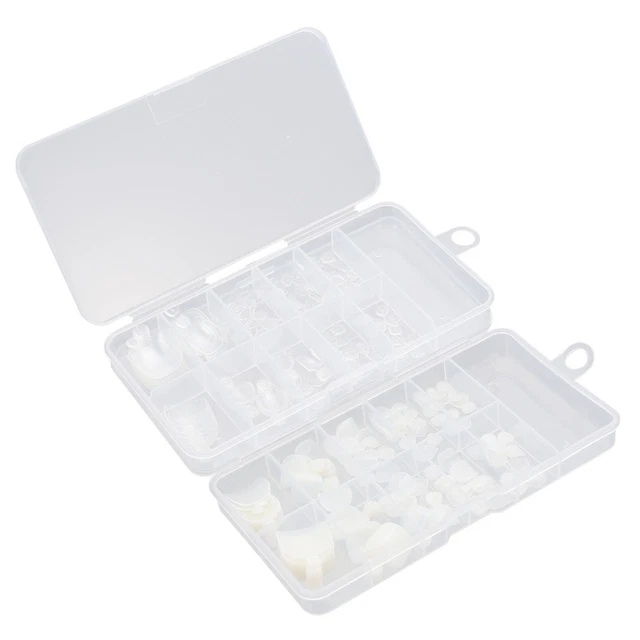 200 PCS KURZE Zehennägel Nagelspitzen Künstliche Fußnägel Aufdrücken ...