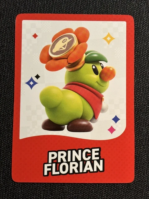 SUPER MARIO BROS Wonder Prince Florian Trading Card £2.88 - PicClick UK