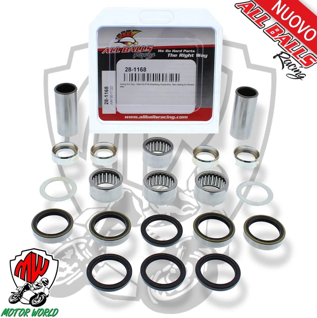 KIT CUSCINETTI PERNO FORCELLONE KTM 505 cc SX 2009 2010 EUR 58,90 ...