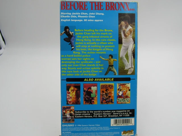 RUMBLE IN HONG Kong - 1996 - Jackie Chan - VHS £7.18 - PicClick UK