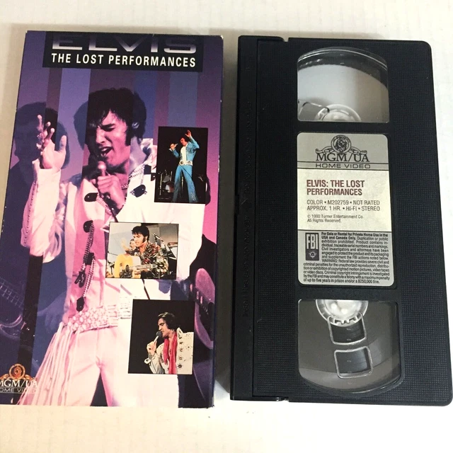 ELVIS THE LOST Performances VHS tape Ships Free Same Day With Tracking ...