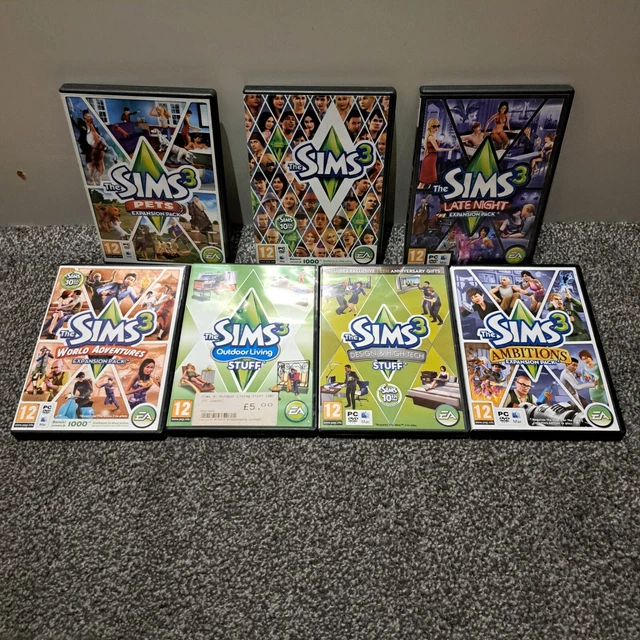 THE SIMS 3 Base Game + 6 Expansion Packs PC Games Bundle Tested ...