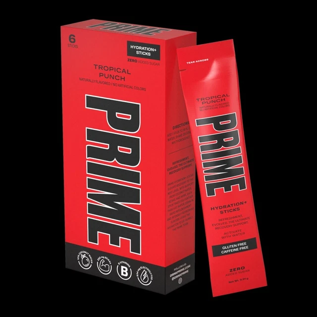 PRIME HYDRATION STICK by Logan Paul & KSI-Variety of Flavours-Rare ...