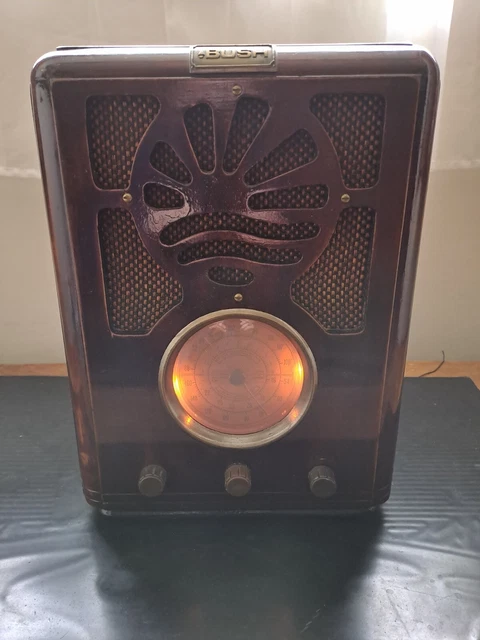 BUSH 'SUNRISE' RADIO Converted 9V Battery Retro Vintage £15.00 ...