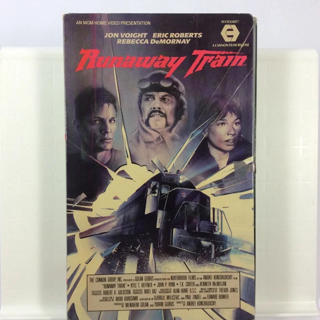 RUNAWAY TRAIN JON Voight Eric Roberts 1986 VHS MGM Home Video Big Box ...