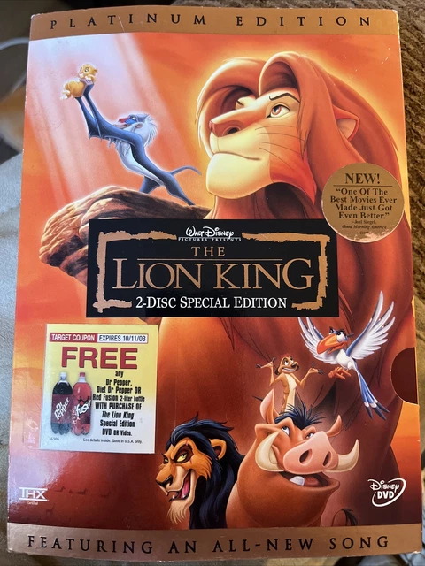IL RE LEONE (DVD, 2003, Set 2 dischi, Edizione Platino) Disney EUR 10,15 - PicClick IT