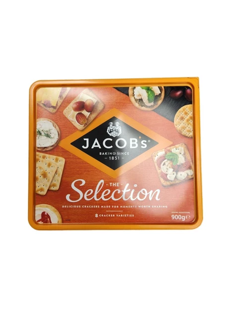 JACOB'S THE SELECTION, 8 Crackers Varities In One Box 900Gm Free ...