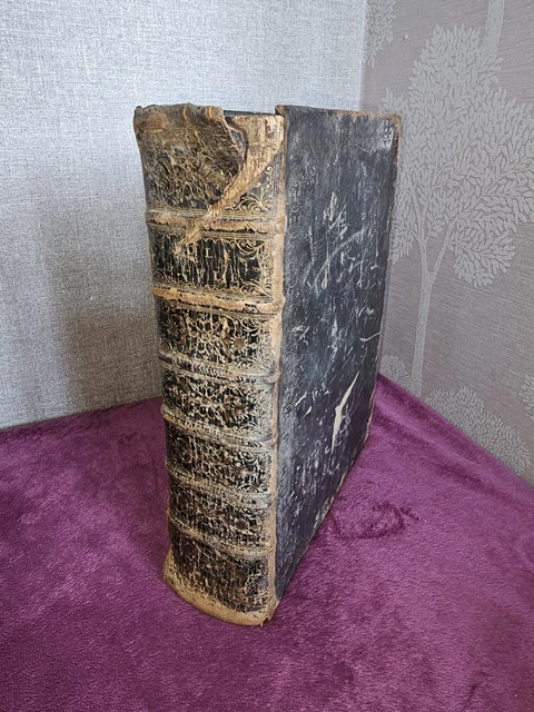 RARE ANTIQUE HOLY Bible Old & New Testaments Cambridge: John Archdeacon ...