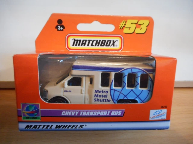MATCHBOX CHEVY TRANSPORT Bus in weiß in Box EUR 6,99 - PicClick DE