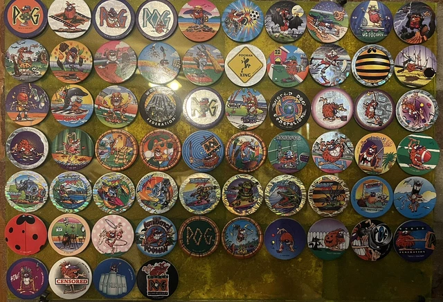 COMPLETE POGS SERIES 2 Rules Poster Checklist On Acrylic Backing £38.00 ...