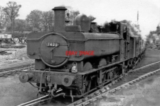 PHOTO GWR 74Xx No 7423 1954 Shunting At Aberdare H.l. Railway Station £ ...