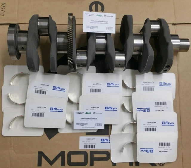 KIT MOPAR VILEBREQUIN et roulements Jeep Wrangler 2.8TD CRD 2007-2018 68253758AA EUR 2.043,09 ...