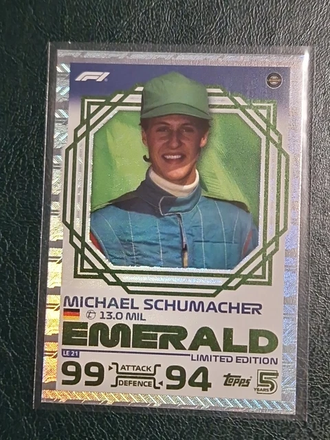 TURBO ATTAX F1 2024 Michael Schumacher Legend Emerald Limited Edition ...