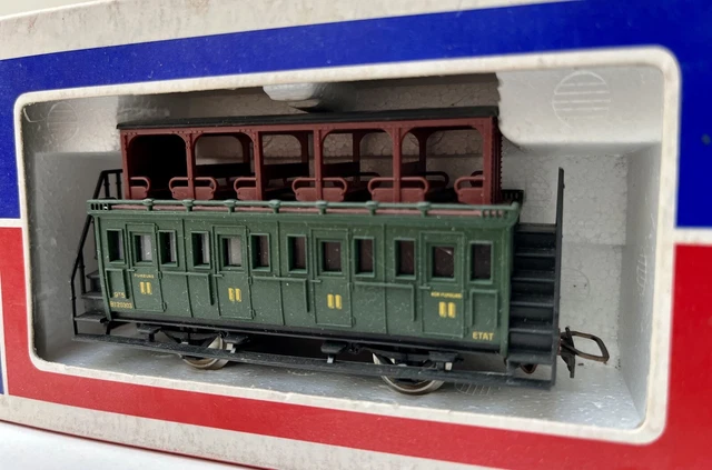 VOITURE ETAT À impériale - Jouef HO 5649 - 1980’s - Neuf ou quasi EUR 24,90 - PicClick FR