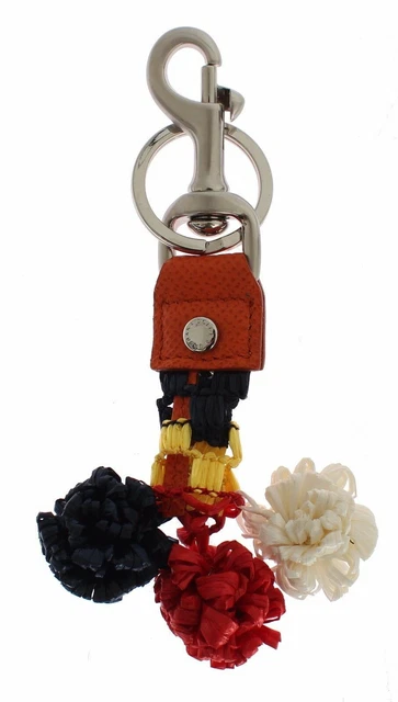 DOLCE & GABBANA Sicilian Raffia Charm Keyring - RRP 345.6 USD $401.02 ...