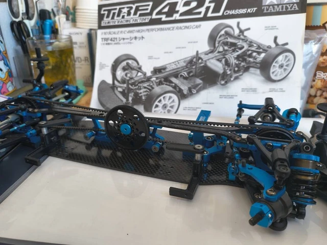 TAMIYA TRF421 1/10 RC Car Carbon Chassis Kit 42384 High Performance ...