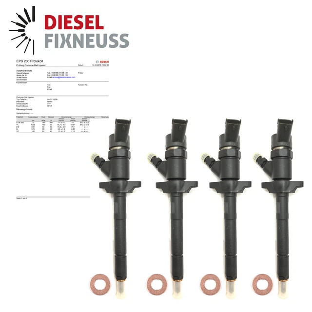 4X INJECTEUR PEUGEOT Citroen 1.6 HDI Ford 1.6 TDCI Bosch 0445110188 Mini Volvo EUR 269,95 ...