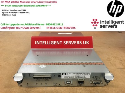 HP MSA 2000SA Modular Smart Array Controller ** AJ754A ** £60.00 ...