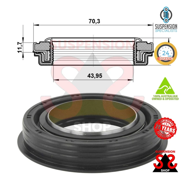 SHAFT SEAL, TRANSFER Case Suit CHEVROLET Silverado 1500 4.3 4WD ...