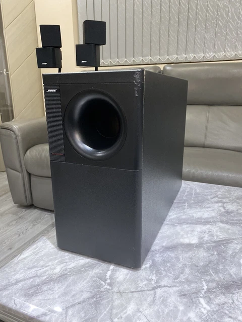 BOSE ACOUSTIMASS 5 Series 3 III Passive Subwoofer Speakers 2x Base Cube ...