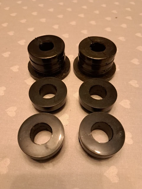 CLASSIC MINI Rear Subframe Bush Kit Late Polyflex Black Rover Austin ...