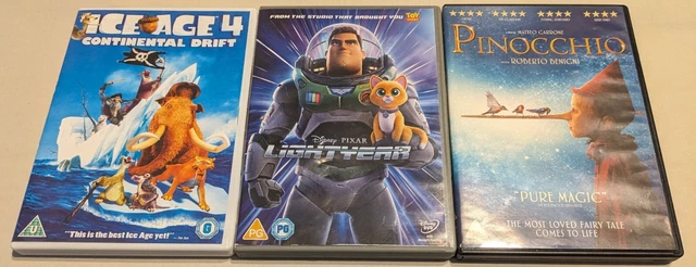 3X KIDS DVDS Ice Age 4 (2012), Disney & Pixar Lightyear (2022 ...