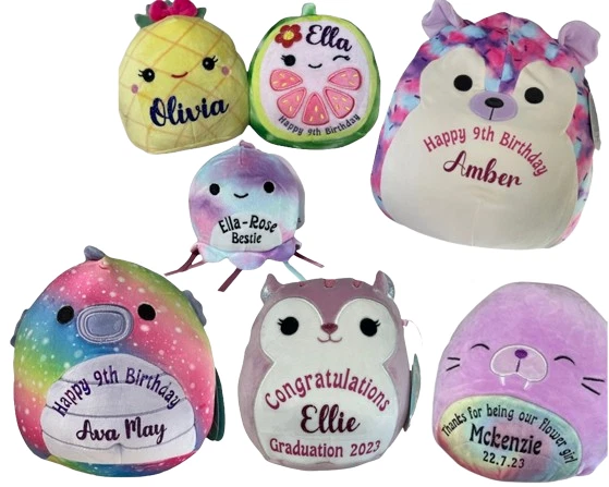 PERSONALISED ORIGINAL SQUISHMALLOWS with your own Name or special ...