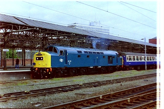 35MM RAILWAY COLOUR Negative Class 40 145 at Crewe £1.75 - PicClick UK