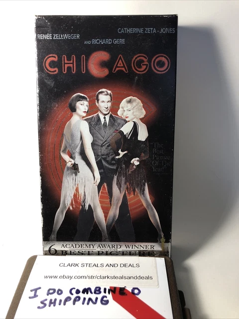 VHS MOVIE / Chicago / Richard Gere / Catherine Zeta Jones / Renee ...