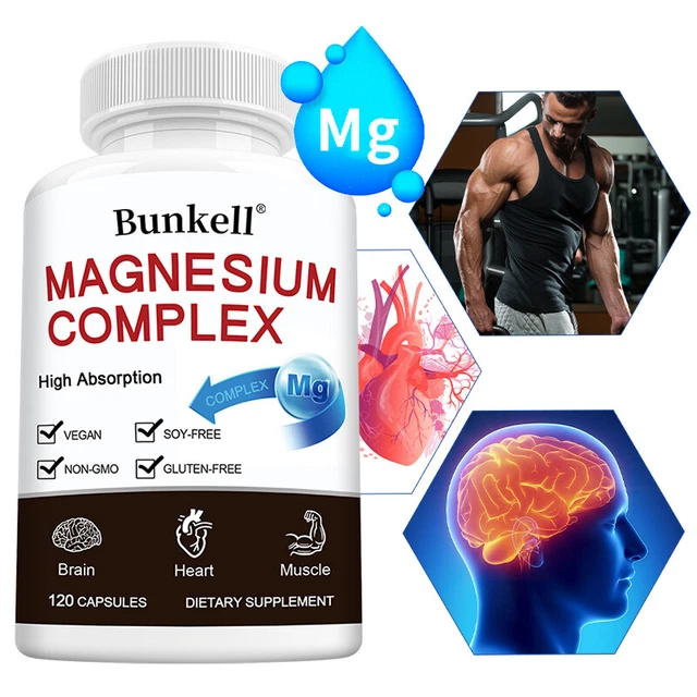 MAGNESIUM HIGH DOSE Capsules - Magnesium Complex with Magnesium ...