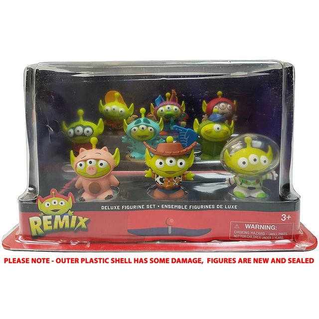 DISNEY STORE ALIEN Remix Deluxe Figurine Playset Figure 9 Piece Toy ...