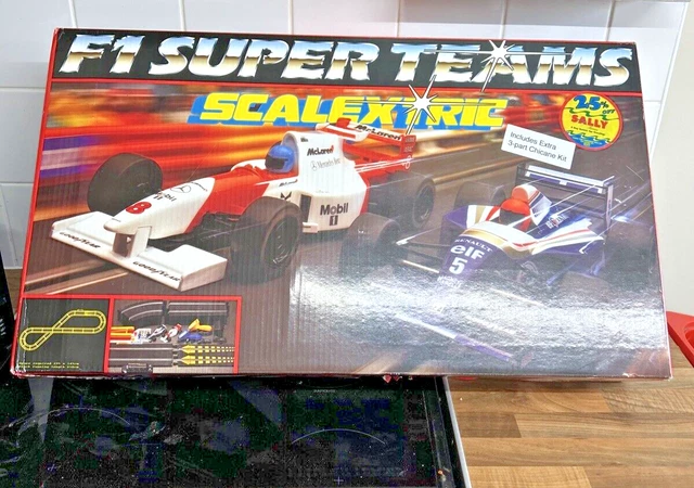 SCALEXTRIC F1 SUPER TEAMS SET With Extra 3 Piece Chicane - FULLY ...