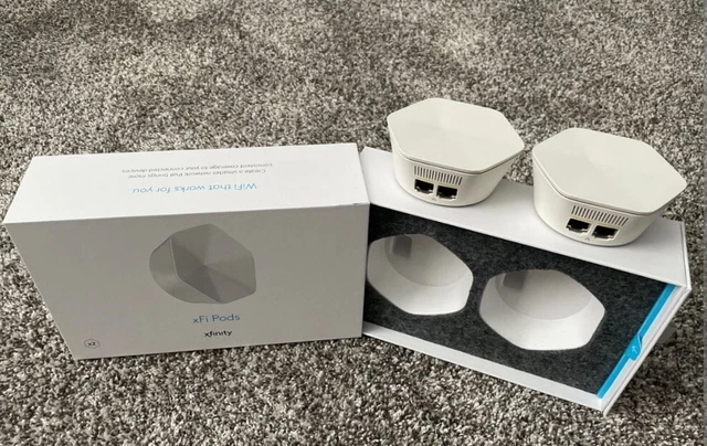 2 PACK COMCAST Xfinity XFI Pods WI-FI Network Range Extender 2nd Gen ...