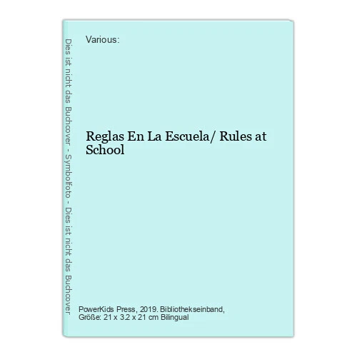 REGLAS EN LA Escuela/ Rules at School Various: EUR 128,85 - PicClick DE