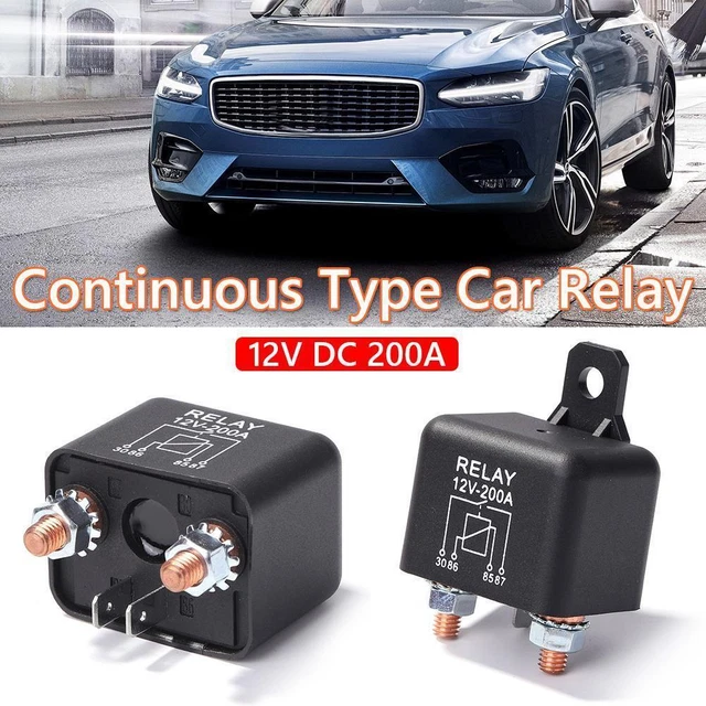 HEAVY DUTY SPLIT Charge Relay 4 Pin 200A 12V DC for Car Automotive Boat ...
