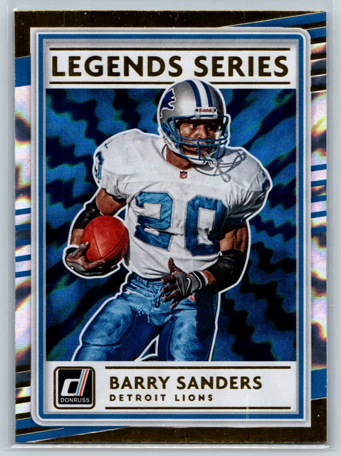 BARRY SANDERS 2020 Donruss Legends Series #LS-BS Detroit Lions EUR 2,83 ...